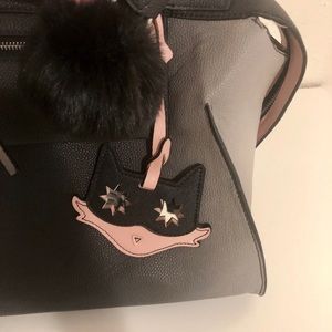 Zara | Bags | Zara Ombr Bag With Pom Pom Keychain | Poshmark